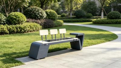 China USB Charging Solar Heated Benches Mosquito Control Smart Solar Powered Bench Customizable for sale