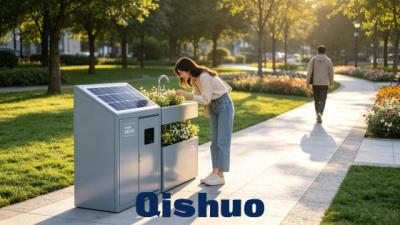 China Induction Open Lid City Planter Boxes Smart Positioning Outdoor Commercial Planter Boxes Customizable for sale
