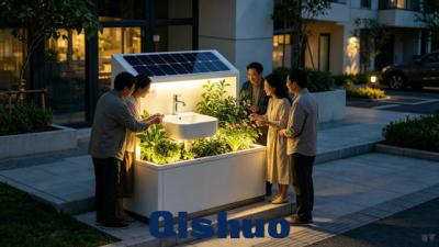 China AI Control Smart Planter Box Environmental Monitoring Outdoor Planter Boxes for sale