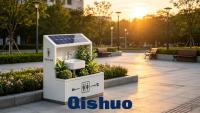 China Customizable Outdoor Flower Box AI Control Urban Planter Boxes With Data Analysis for sale