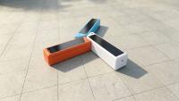 China Wireless Phone Charging Smart Solar Benches Customizable Solar Park Bench With Advertising Lightbox for sale