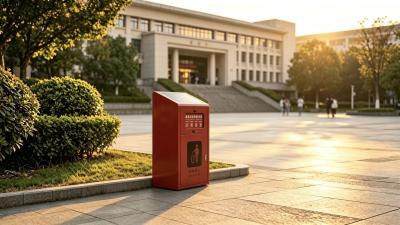 China Customizable Solar Powered Trash Compactor Full Load Reminder Intelligent Trash Can for sale