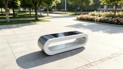 China WiFi Hotspot Smart Solar Benches Heating System Bluetooth Bench Mosquito Control for sale