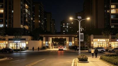 China WiFi Hotspot Smart Street Light Pole EV Charging Intelligent Street Lights for sale