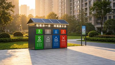 China Municipal Solar Compacting Bins Facial Recognition Solar Panel Garbage Can Resource Recovery for sale