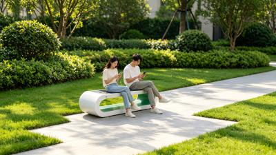 China Campus Intelligent Bench Bluetooth Audio Solar Powered Smart Bench With Speaker System for sale