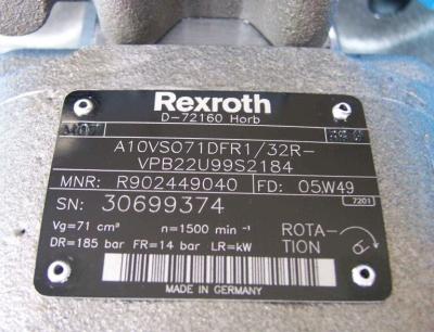 China Rexroth A10VSO71DRS/32R-VPB22U99S2184 for sale