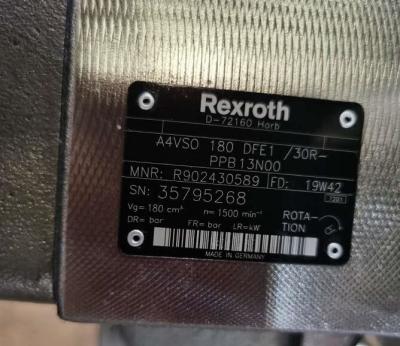 China Rexroth R902430589 A4VSO180DFE1/30R-PPB13N00 AA4VSO180DFE1/30R-PPB13N00 Axial Piston Variable Pump for sale