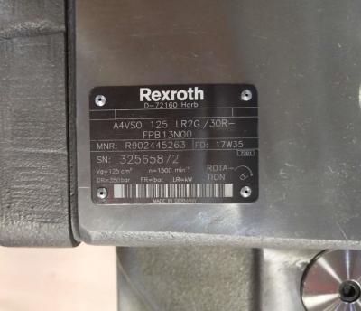 China Rexroth R902445263 A4VSO125LR2G/30R-FPB13N00 Axial Piston Variable Pump for sale