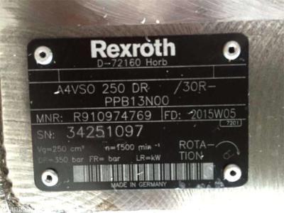 China Rexroth R910974769 A4VSO250DR/30R-PPB13N00 AA4VSO250DR/30R-PPB13N00 Axial Piston Variable Pump for sale