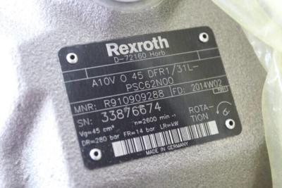 China Rexroth R910909288 A10VO45DFR1/31L-PSC62N00 AA10VO45DFR1/31L-PSC62N00 Axial Piston Variable Pump for sale