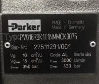 China Parker PV016R1K1T1NMMCK0075 Axial Piston Pump for sale