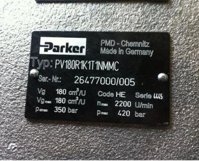 China Parker PV180R1K1T1NMMC Axial Piston Pump for sale