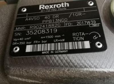 China R902418820 A4VSO40DR/10R-PPB13N00 Rexroth A4VSO40DR Type Axial Piston Variable Pump for sale