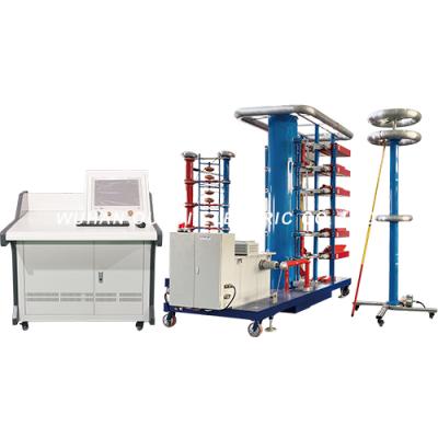 China Split Type Lightning Impulse Voltage Test System 180kJ - 1800kV Customized for sale