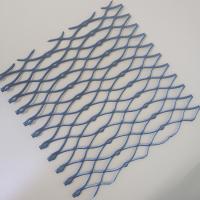 China Hot Dip Galvanized Stainless Steel Expanded Metal Lath , Flat Expanded Metal Mesh for sale