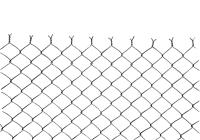 China PVC Coated Easily Assembled Custom Wire Mesh Chain Link Fence For Fencing Areas for sale