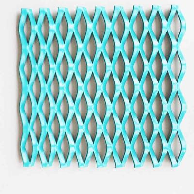China Customized Powder Coating Expanded Aluminum Mesh Wear - Resisting Smooth Surface for sale