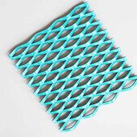 China Customized Powder Coating Expanded Aluminum Mesh Wear - Resisting Smooth Surface for sale