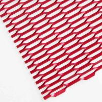 China A1060 Colorful Painting Expanded Aluminum Mesh Custom Size For Curtain Wall for sale