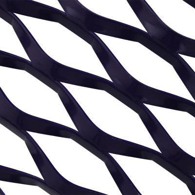 China A1060 Colorful Powder Coating Expanded Aluminum Mesh For Curtain Wall for sale