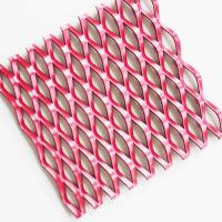 China A1060 Colorful Painting Expanded Aluminum Mesh For Building Cladding Facade for sale