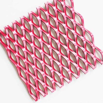 China A1060 Colorful Painting Expanded Aluminum Mesh For Building Cladding Facade for sale