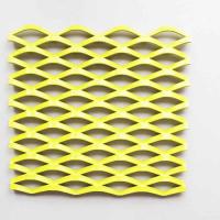 China A1060 Colorful Painting Expanded Aluminum Mesh For Building Cladding Facade for sale