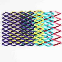 China A6063 Colorful Powder Coating Expanded Aluminum Mesh For Curtain Wall for sale