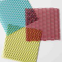 China A6063 Colorful Powder Coating Expanded Aluminum Mesh For Curtain Wall for sale