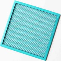 China Framed A5052 Painting Expanded  Aluminum Mesh For Building Cladding Facade for sale