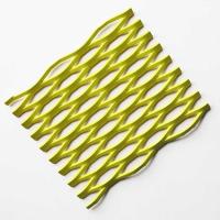 China Customized Powder Coating Expanded Aluminum Mesh Wear - Resisting Smooth Surface for sale