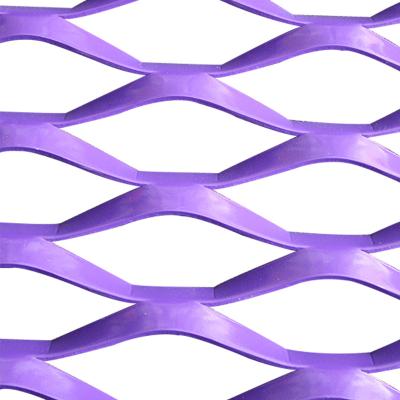China Customized Hole Shape Aluminum Expanded Metal Mesh Beautiful And Safety Decoration for sale