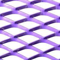 China Customized Hole Shape Aluminum Expanded Metal Mesh Beautiful And Safety Decoration for sale