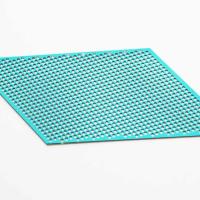 China Fluorocarbon Carbon Steel Architectural Perforated Metal Panels For Security Doors for sale