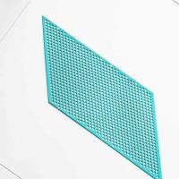China Fluorocarbon Carbon Steel Architectural Perforated Metal Panels For Security Doors for sale