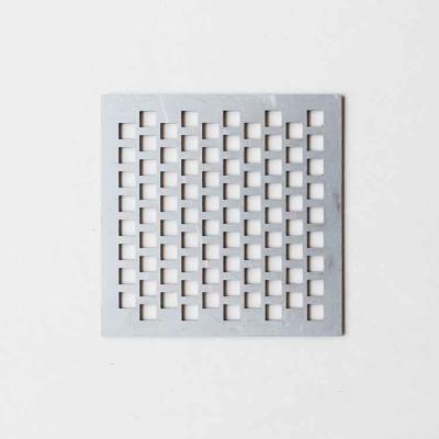China Galvanized Square Hole Perforated Sheet For Audio Speaker Grilles for sale