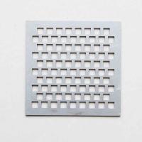 China Galvanized Square Hole Perforated Sheet For Audio Speaker Grilles for sale