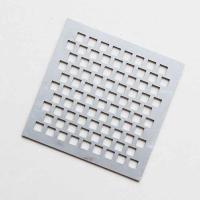 China Carbon Steel Square Hole Perforated Sheet For Decorative Grilles for sale