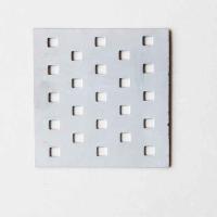 China Carbon Steel Square Hole Perforated Sheet For Decorative Grilles for sale