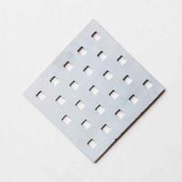 China Powder Coated Square Hole Perforated Sheet For Functional Screens for sale