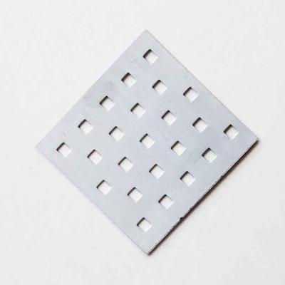 China Powder Coated Square Hole Perforated Sheet For Functional Screens for sale
