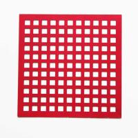 China Powder Coated Square Hole Perforated Sheet For Functional Screens for sale