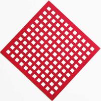 China Painting Stainless Perforated Steel Sheet Square Hole For Sunshades for sale