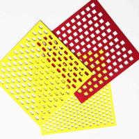 China Powder Coated Slotted Hole Perforated Sheet For Panel Fence for sale