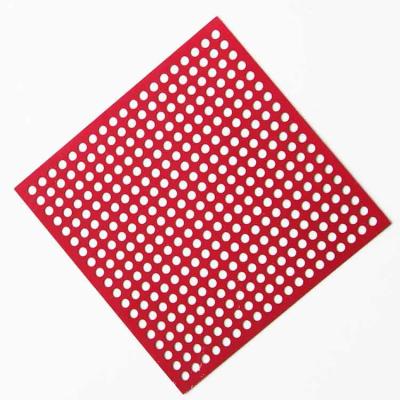 China Carbon Steel Round Hole Perforated Sheet For Acoustical Enclosures for sale