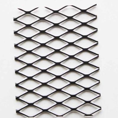 China S-4 Expanded Metal Mesh Powder Coating Surface Customized Color High Strength for sale
