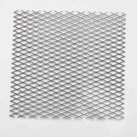 China Battery Cells Diamond Steel Mesh Sheet , Solvent Resistant Extruded Metal Mesh for sale