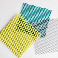China Aluminum Fluorocarbon Mesh Ceiling Panels Heat Insulation Moisture - Proof for sale