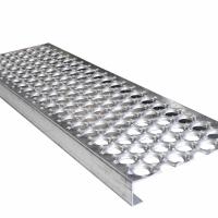 China Stainless Steel Galvanized Steel Grating Anti Slip Diamond Safety Grating For Walkways for sale